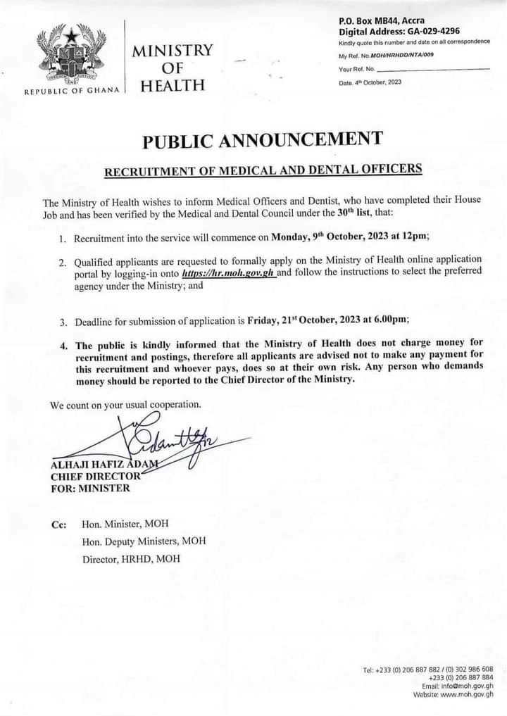 HON. KWAKU AGYEMAN-MANU MP on LinkedIn: PUBLIC ANNOUNCEMENT RECRUITMENT ... HON. KWAKU AGYEMAN-MANU MP on LinkedIn: PUBLIC ANNOUNCEMENT RECRUITMENT ...