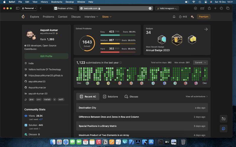 aayush kumar on LinkedIn: #leetcode #codingjourney #problemsolving # ... aayush kumar on LinkedIn: #leetcode #codingjourney #problemsolving # ...