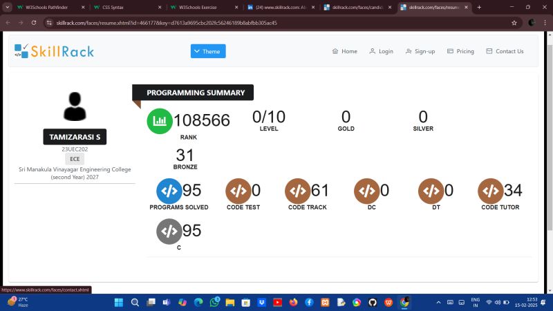 #skillrack #coding #problemsolving #engineering #proudmoment ... #skillrack #coding #problemsolving #engineering #proudmoment ...