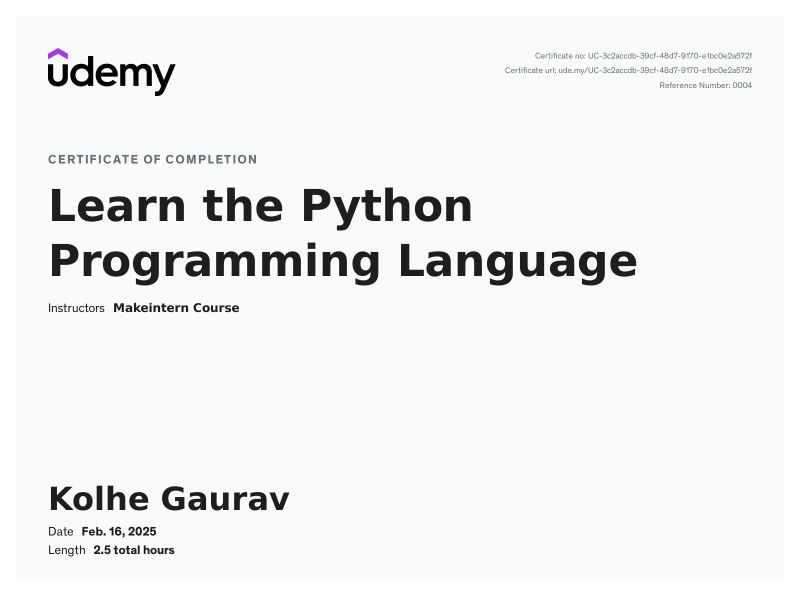 #python #coding #achievement | Gaurav kolhe #python #coding #achievement | Gaurav kolhe