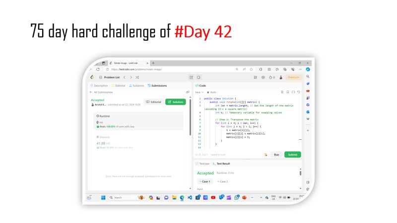 Arvind kumar on LinkedIn: #day #leetcode #75daysofcode #75dayschallenge Arvind kumar on LinkedIn: #day #leetcode #75daysofcode #75dayschallenge