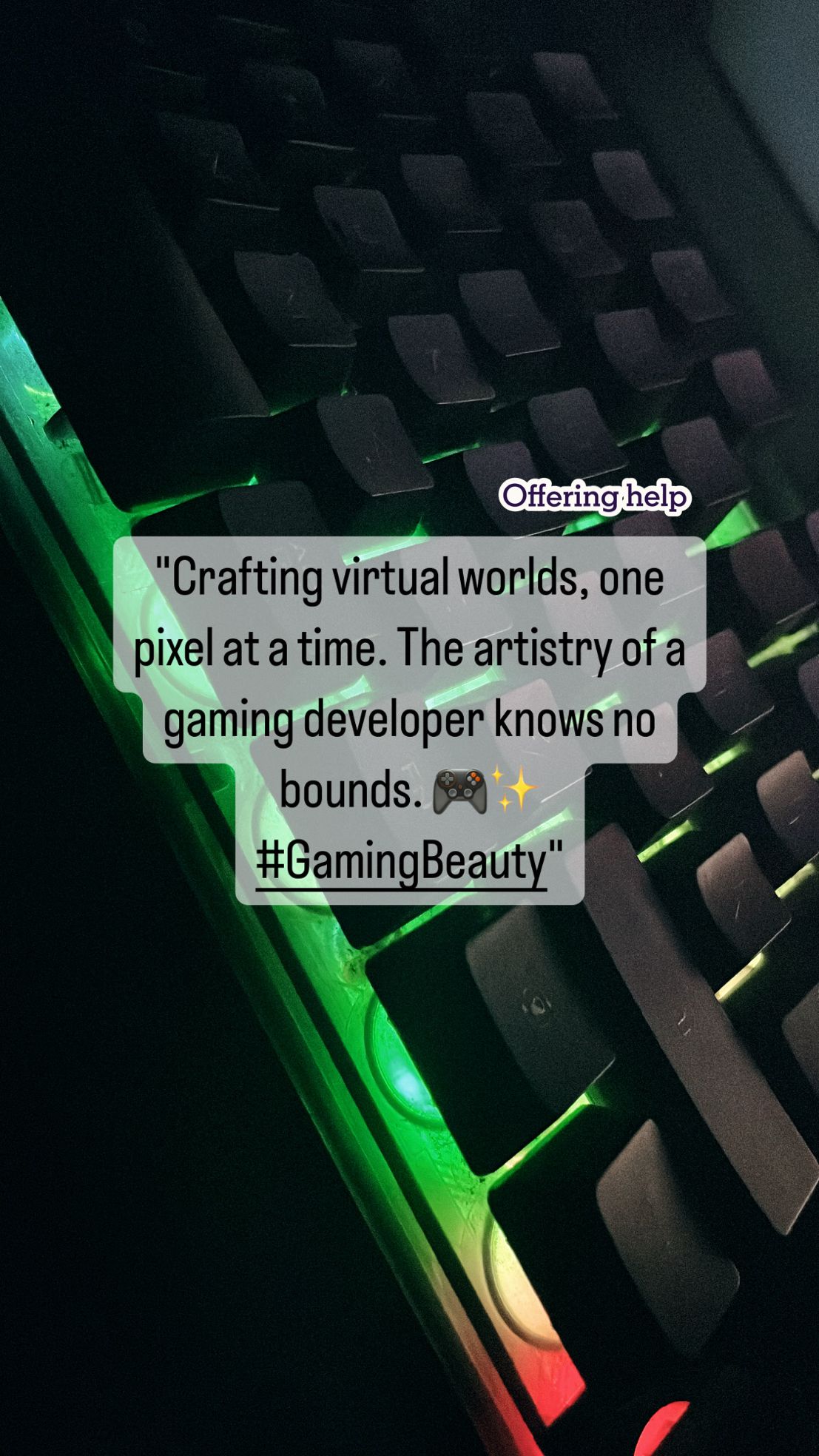 Tushar Dholakiya on LinkedIn: #gamingbeauty Tushar Dholakiya on LinkedIn: #gamingbeauty
