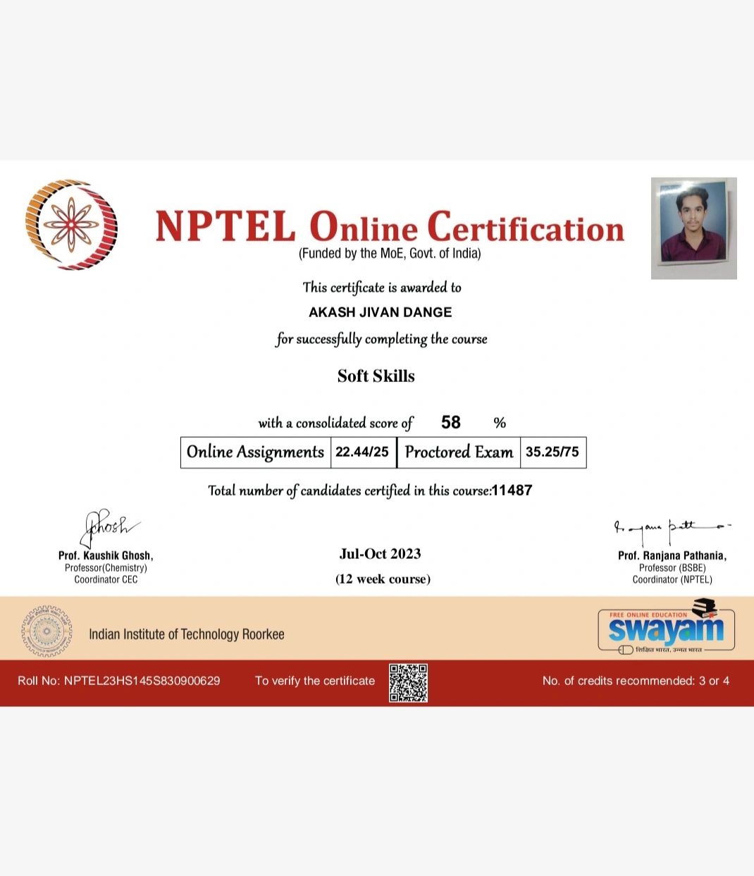 Akash Dange on LinkedIn: #nptel Akash Dange on LinkedIn: #nptel
