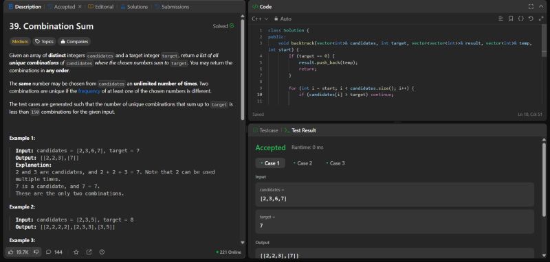 #100daysofcode #leetcode #problemsolving #backtracking #codingjourney # ... #100daysofcode #leetcode #problemsolving #backtracking #codingjourney # ...