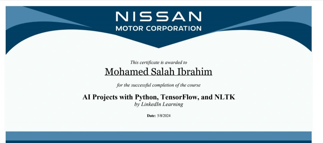 AI with python | Mohamed Salah Ibrahim AI with python | Mohamed Salah Ibrahim