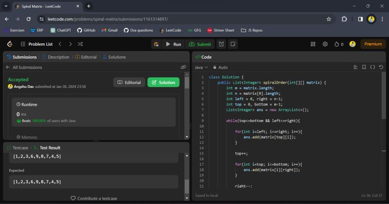 Angshu Das on LinkedIn: #day32 #codingchallenge #leetcodesolutions # ... Angshu Das on LinkedIn: #day32 #codingchallenge #leetcodesolutions # ...