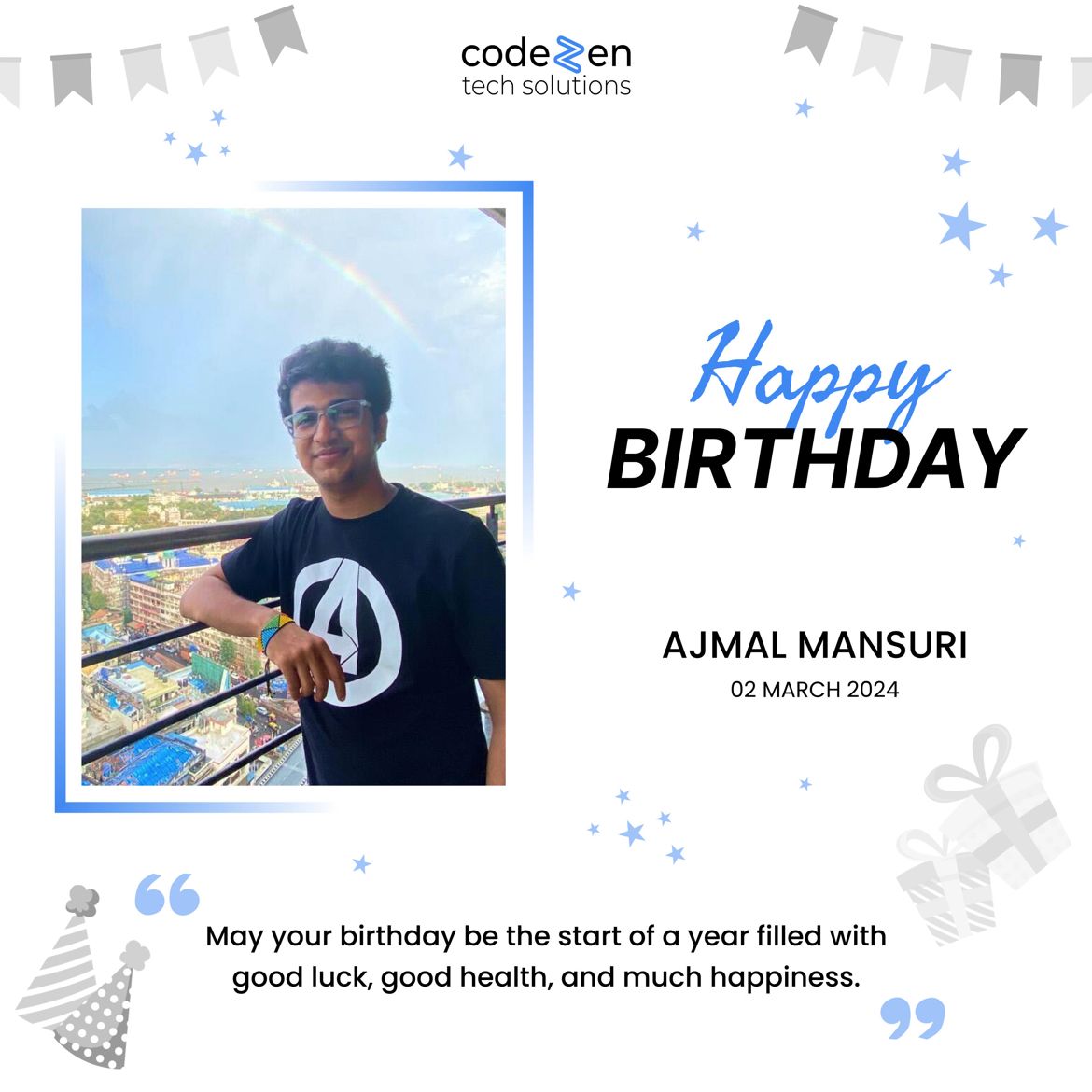 Codezen Tech Solutions on LinkedIn: #birthdaywishes #employeebirthday # ... Codezen Tech Solutions on LinkedIn: #birthdaywishes #employeebirthday # ...