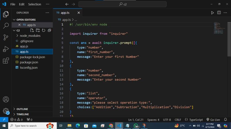 Share TypeScript & Node.js Simple Calculator Project | shabbir Raza ... Share TypeScript & Node.js Simple Calculator Project | shabbir Raza ...