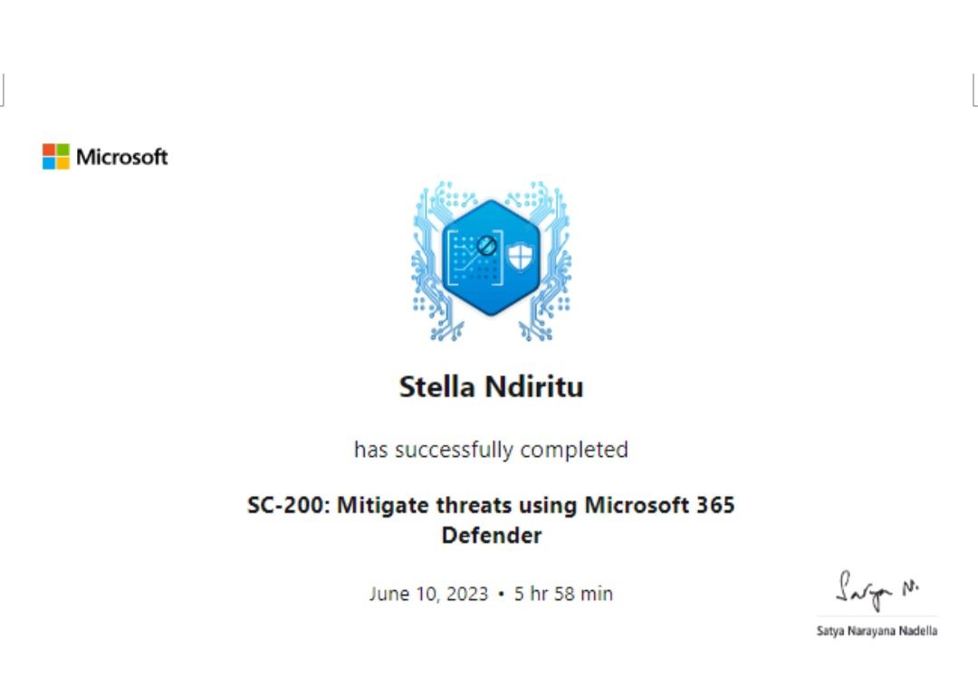 Stella Ndiritu on LinkedIn: #email #microsoftsentinel #microsoft #sc200 ... Stella Ndiritu on LinkedIn: #email #microsoftsentinel #microsoft #sc200 ...