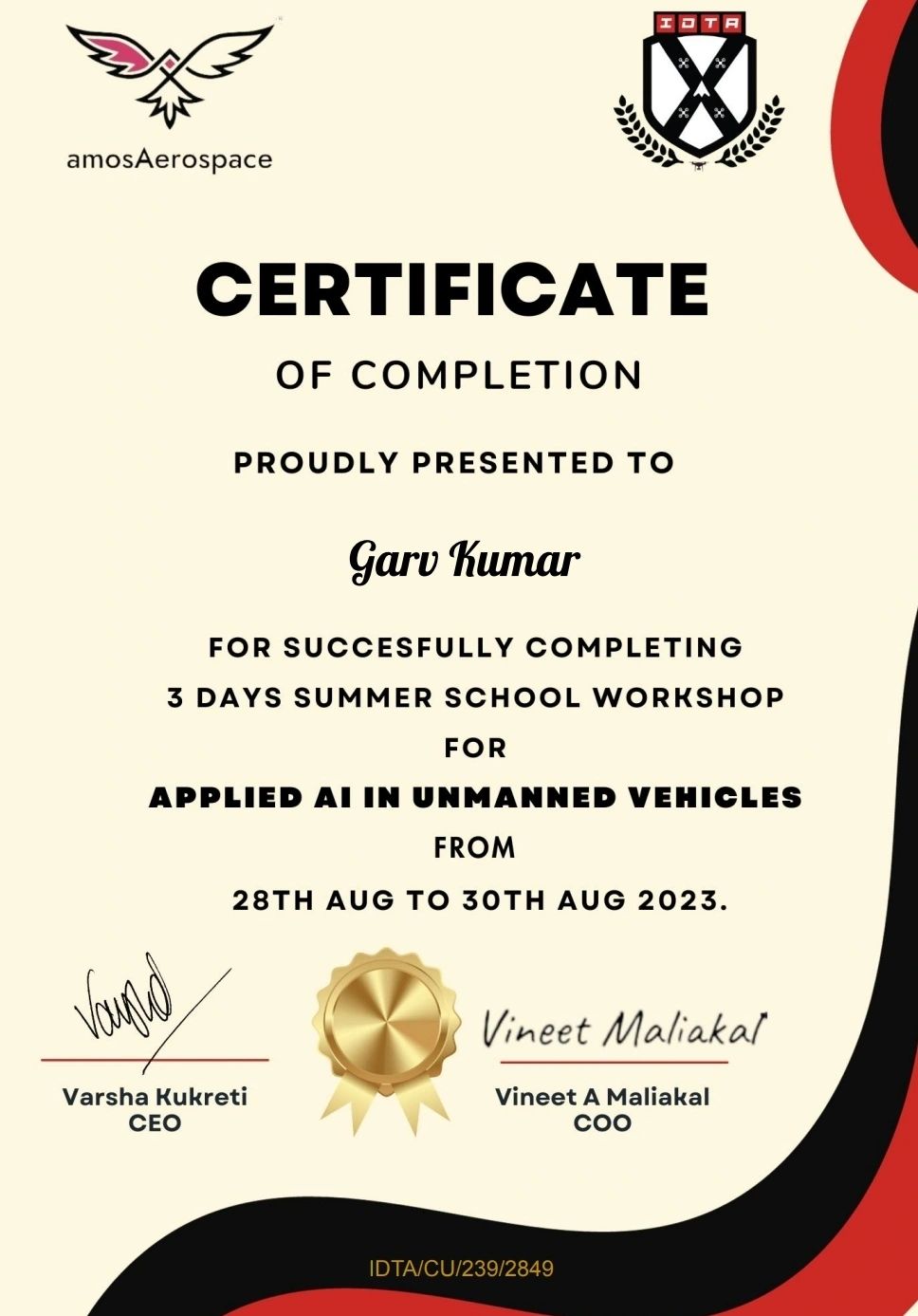 Garv Kumar on LinkedIn: #ai #drone #ieee Garv Kumar on LinkedIn: #ai #drone #ieee