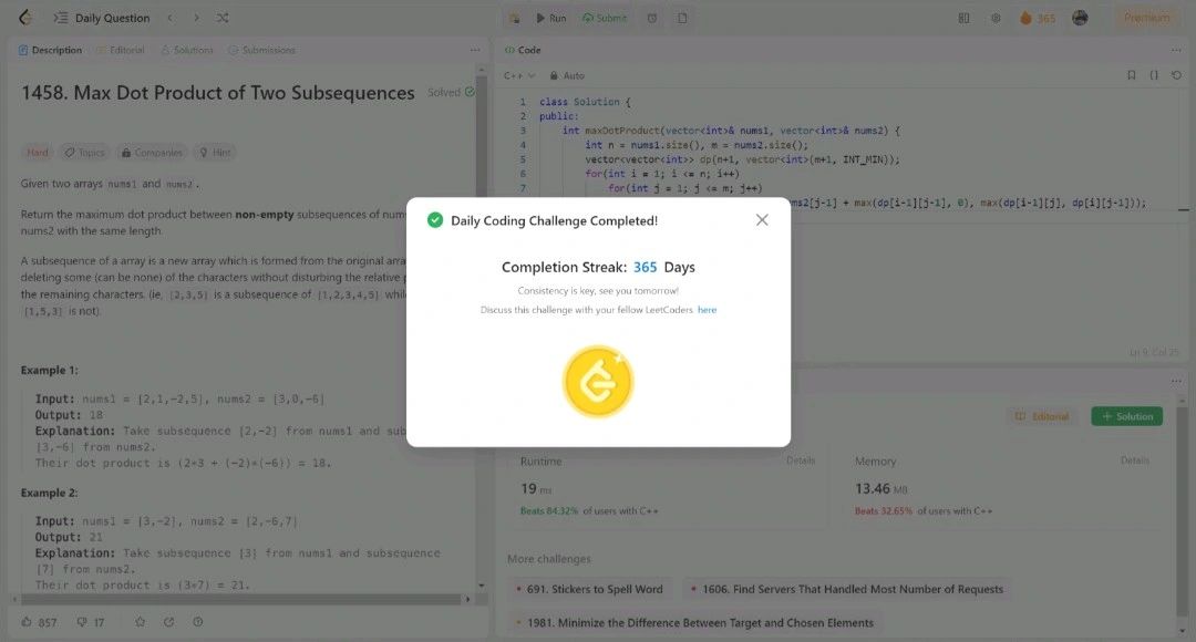 Nikunj Sonigara on LinkedIn: #leetcode #coding #366daysofstreak #streak ... Nikunj Sonigara on LinkedIn: #leetcode #coding #366daysofstreak #streak ...