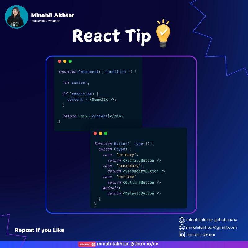 #reactjs #reacttips #javascript #webdevelopment #frontend #jsx # ... #reactjs #reacttips #javascript #webdevelopment #frontend #jsx # ...