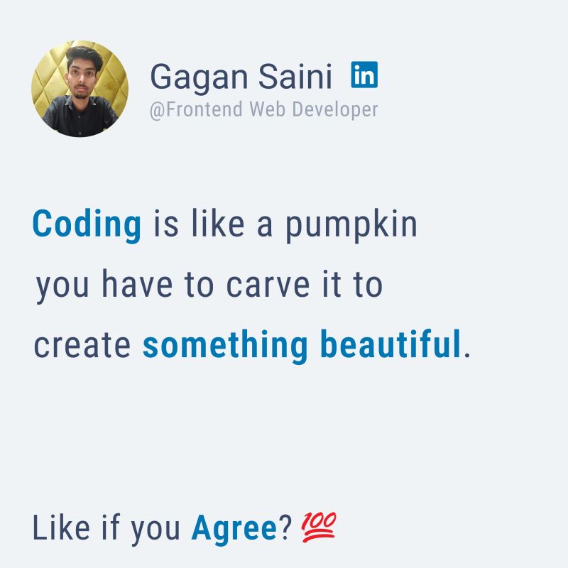 Gagan Saini on LinkedIn: #coding #programming #development #halloween # ... Gagan Saini on LinkedIn: #coding #programming #development #halloween # ...
