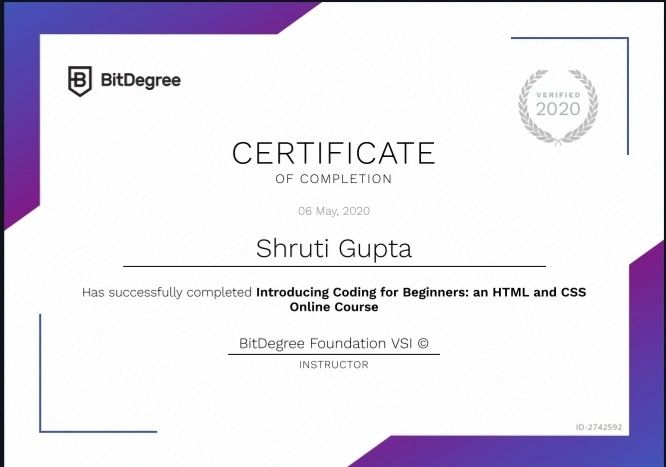 Shruti Gupta on LinkedIn: Course on HTML and CSS. Shruti Gupta on LinkedIn: Course on HTML and CSS.