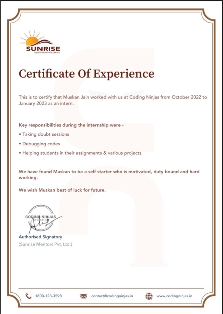 Muskan Jain on LinkedIn: #connections Muskan Jain on LinkedIn: #connections