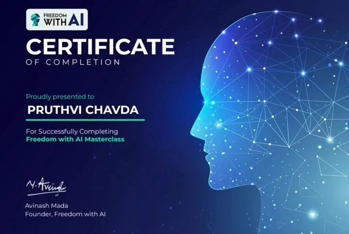 Pruthvi Chavda on LinkedIn: #freedomwithai #aiinnovation # ... Pruthvi Chavda on LinkedIn: #freedomwithai #aiinnovation # ...