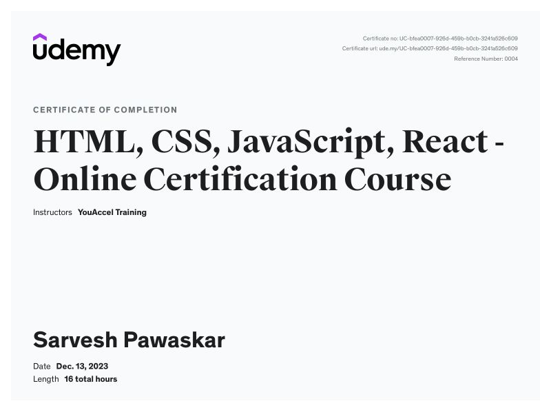 Sarvesh Pawaskar on LinkedIn: #webdevelopment #html #css #javascript # ... Sarvesh Pawaskar on LinkedIn: #webdevelopment #html #css #javascript # ...