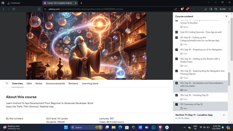 Learned Android development and DSA with Kotlin | Manish Kumar posted ... Learned Android development and DSA with Kotlin | Manish Kumar posted ...