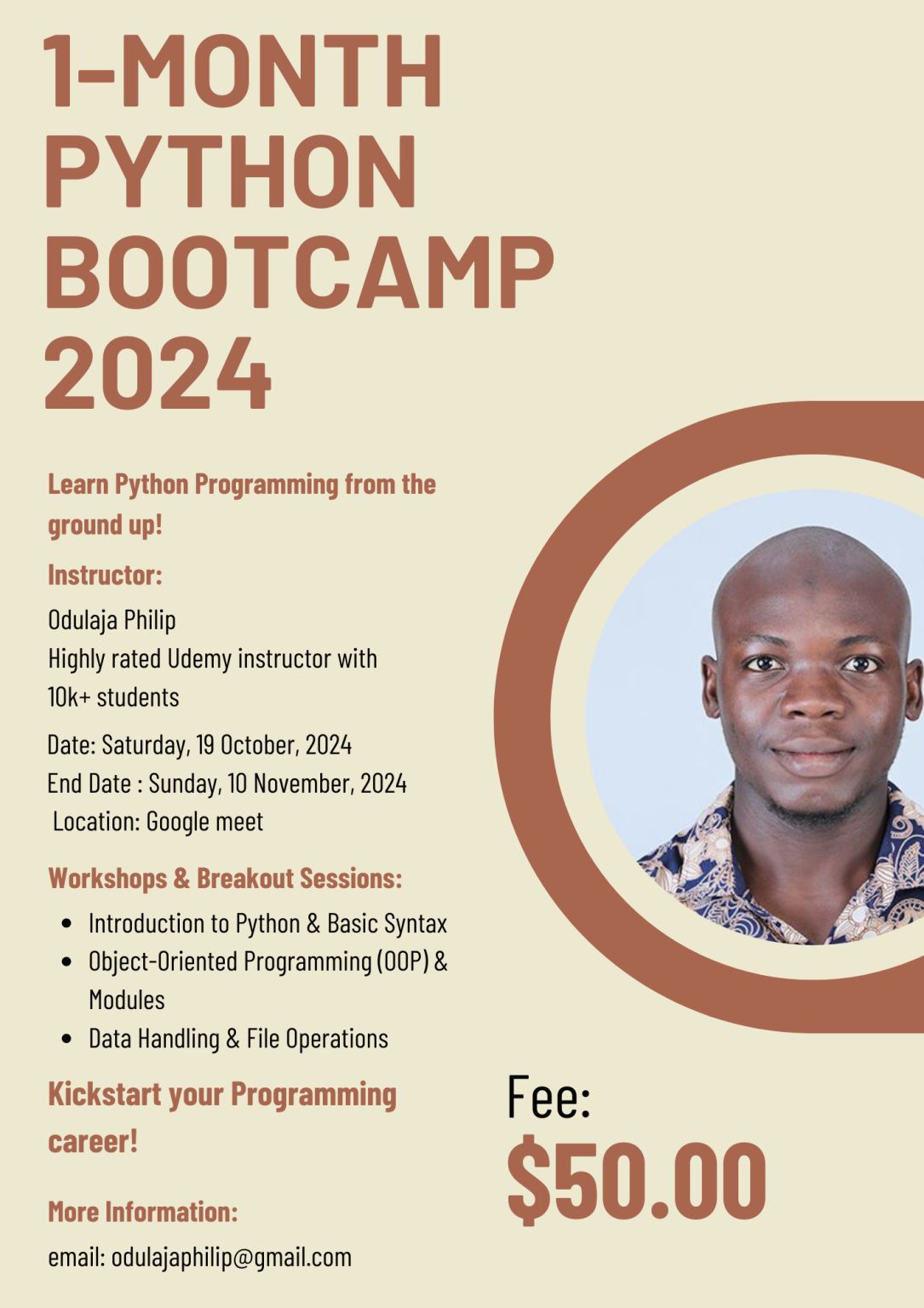 Odulaja Philip Temitayo on LinkedIn: #python #bootcamp #coding # ... Odulaja Philip Temitayo on LinkedIn: #python #bootcamp #coding # ...