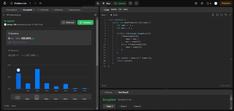 Simran Sirothiya on LinkedIn: #day8 #100daysofleetcode #javadsa # ... Simran Sirothiya on LinkedIn: #day8 #100daysofleetcode #javadsa # ...