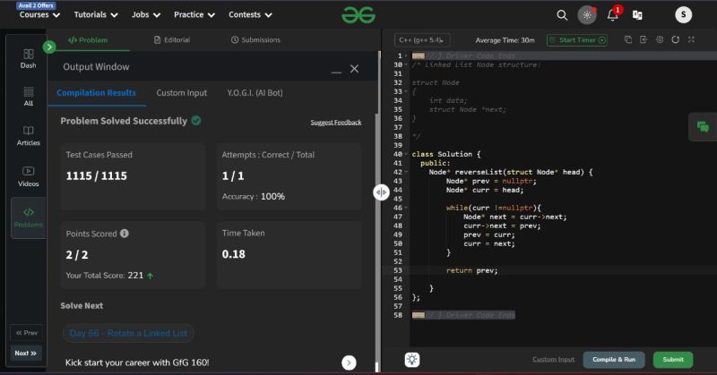 Sakshi Shrivastava on LinkedIn: #geekstreak2024 #gfg160 #160daysofcode ... Sakshi Shrivastava on LinkedIn: #geekstreak2024 #gfg160 #160daysofcode ...