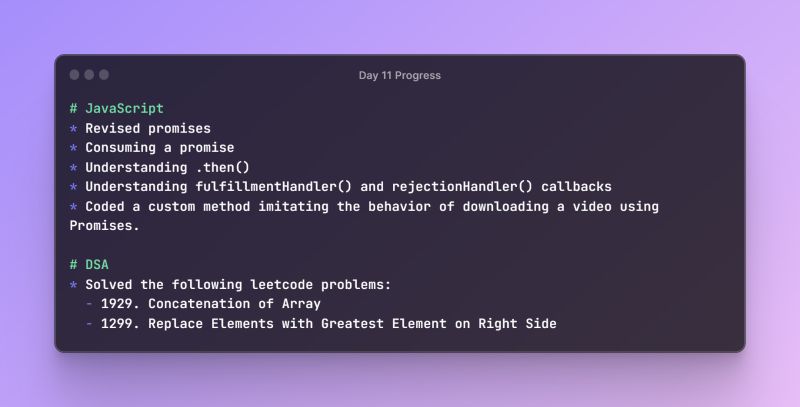 Parth Maru on LinkedIn: 🎯Day 11 Progress Taking my time in ... Parth Maru on LinkedIn: 🎯Day 11 Progress Taking my time in ...