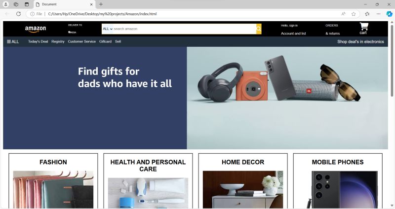 Sahil Jain on LinkedIn: #webdevelopment #html #css #amazonclone #cse # ... Sahil Jain on LinkedIn: #webdevelopment #html #css #amazonclone #cse # ...