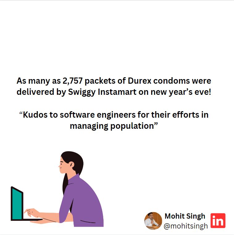 Mohit Singh on LinkedIn: #engineers #swiggy #newyear2024 Mohit Singh on LinkedIn: #engineers #swiggy #newyear2024