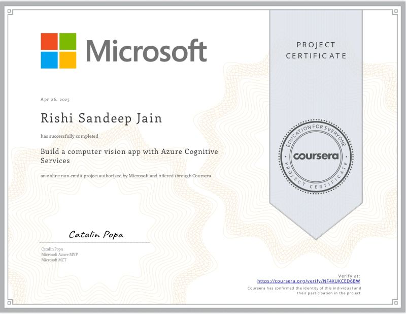 #microsoft #coursera #azure #ai #computervision #continuouslearning ... #microsoft #coursera #azure #ai #computervision #continuouslearning ...
