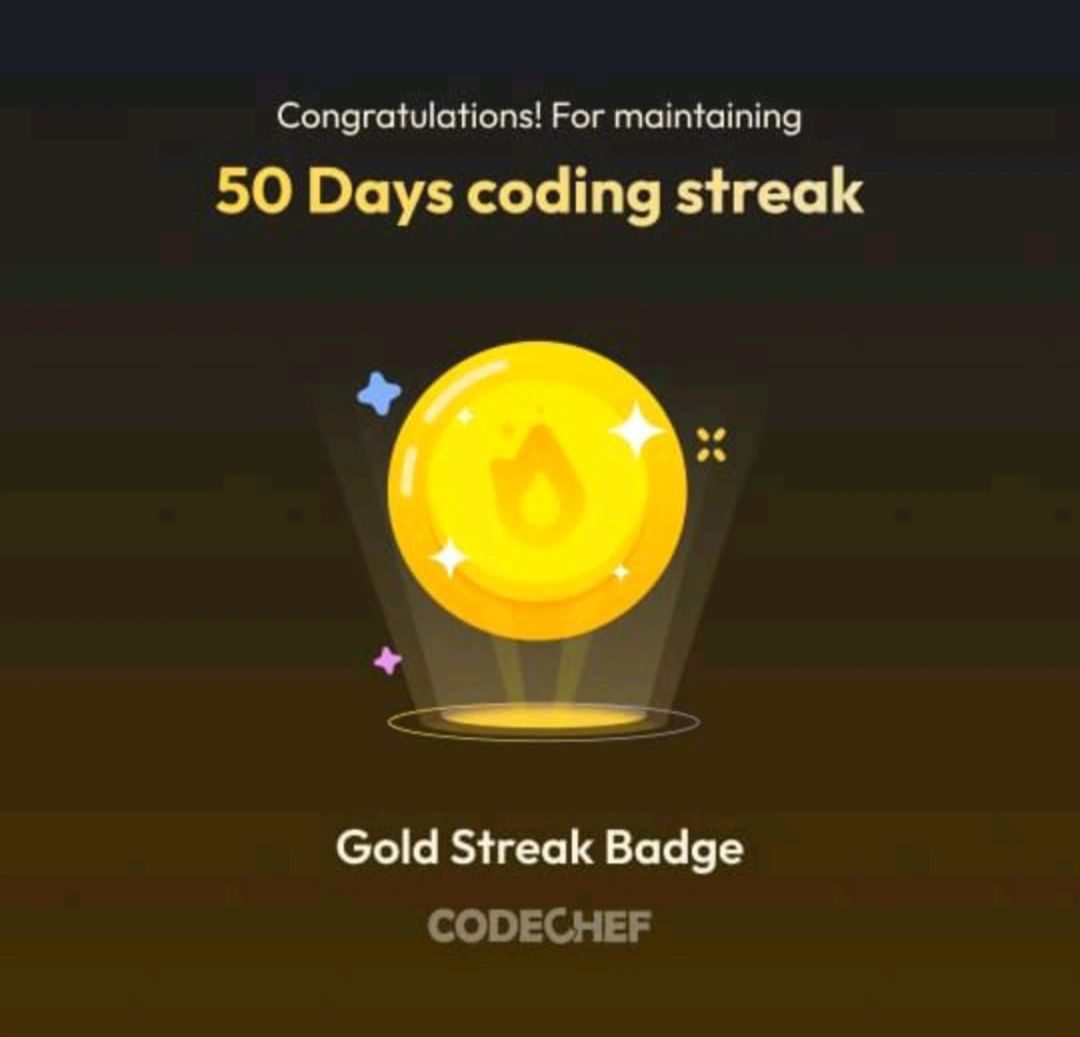 Ankit Kumar Pandey on LinkedIn: #codingjourney #codechef #50daysofcode ... Ankit Kumar Pandey on LinkedIn: #codingjourney #codechef #50daysofcode ...
