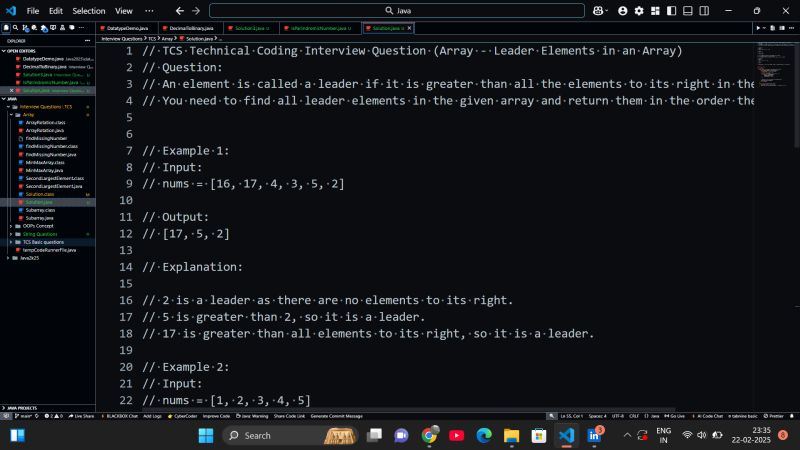 #100daysofcode #java #dsa #coding #interviewprep #tcs #100daysofcode ... #100daysofcode #java #dsa #coding #interviewprep #tcs #100daysofcode ...
