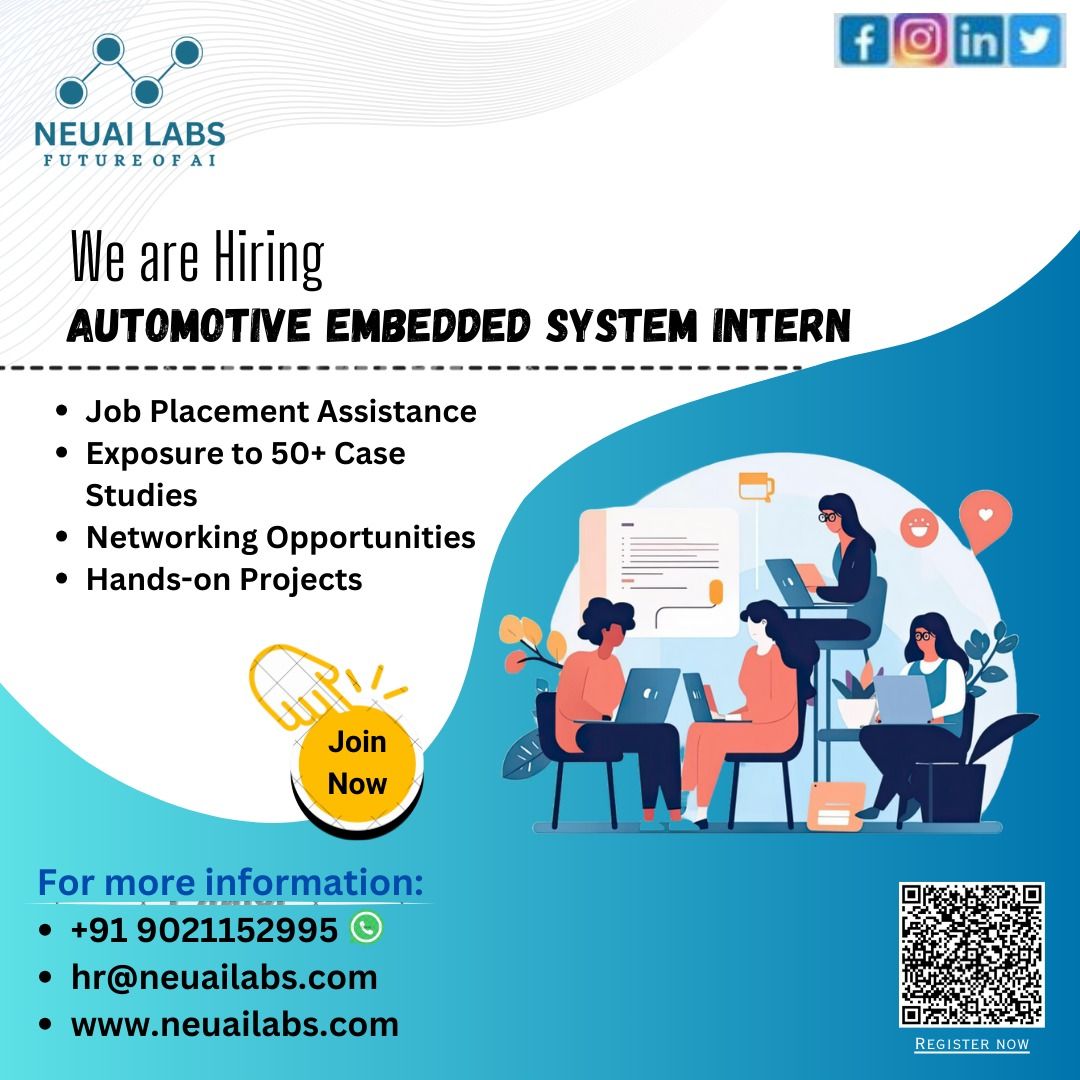 NeuAI Labs on LinkedIn: #automotiveinternship #careeropportunity # ... NeuAI Labs on LinkedIn: #automotiveinternship #careeropportunity # ...