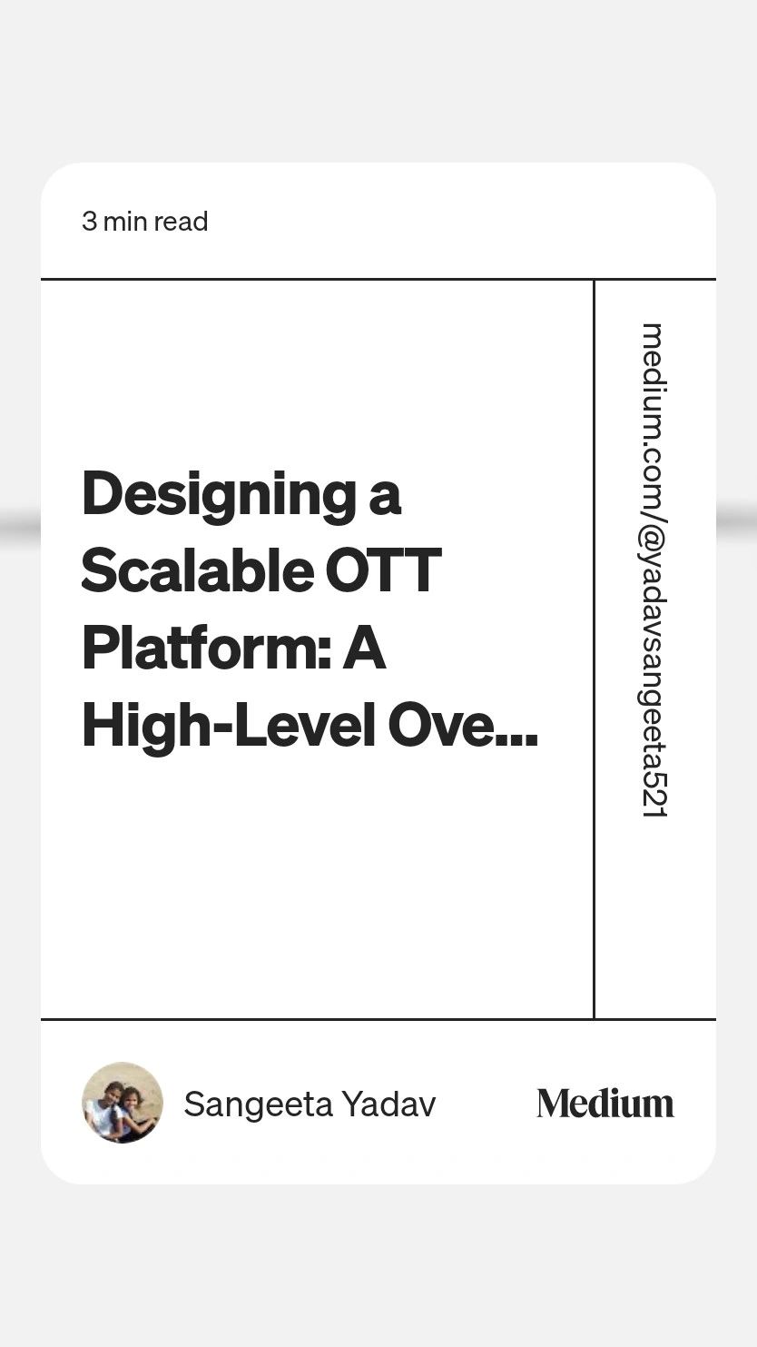 Sangeeta Yadav on LinkedIn: Demystifying High-Level System Design ... Sangeeta Yadav on LinkedIn: Demystifying High-Level System Design ...