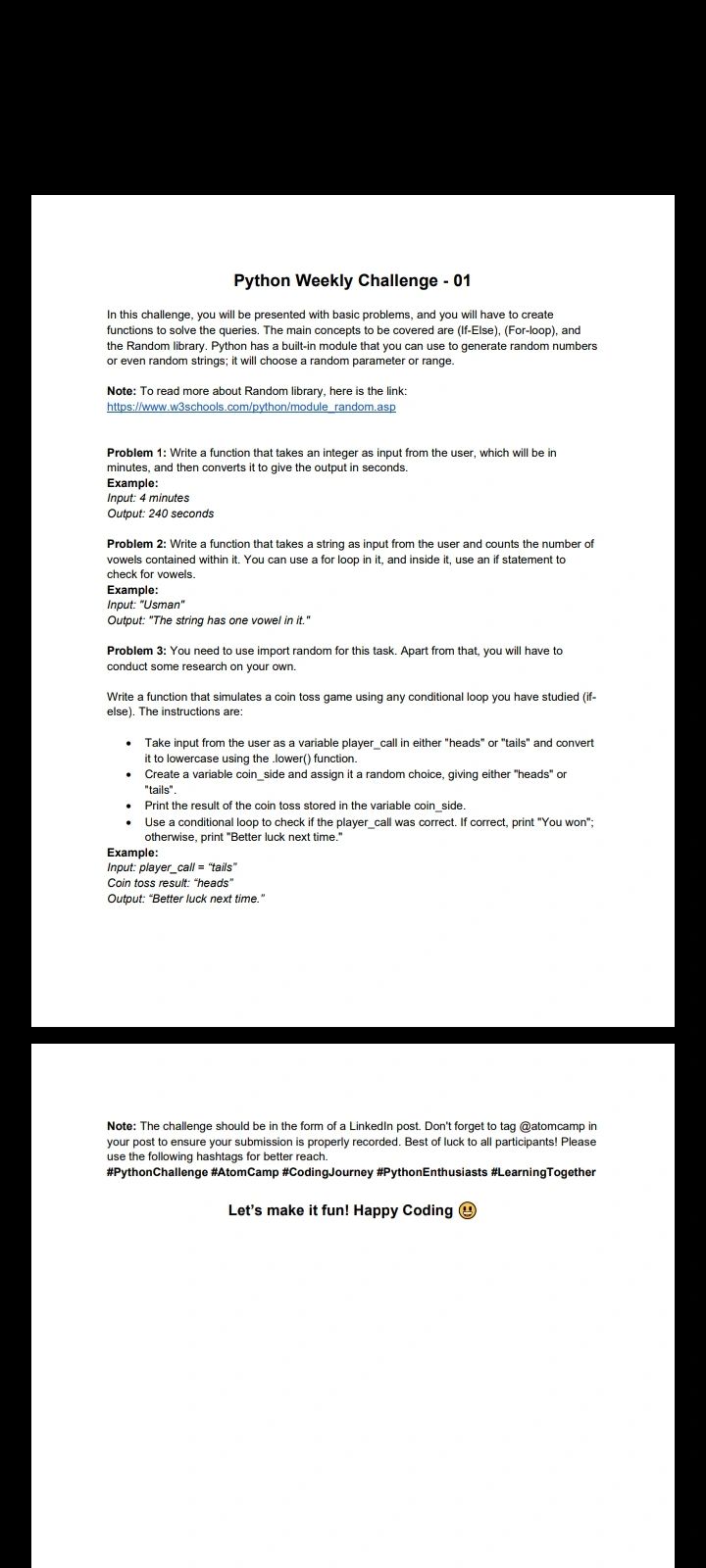 Iqra Riaz Ud Din on LinkedIn: #atomcamp #python #coding #datascience Iqra Riaz Ud Din on LinkedIn: #atomcamp #python #coding #datascience