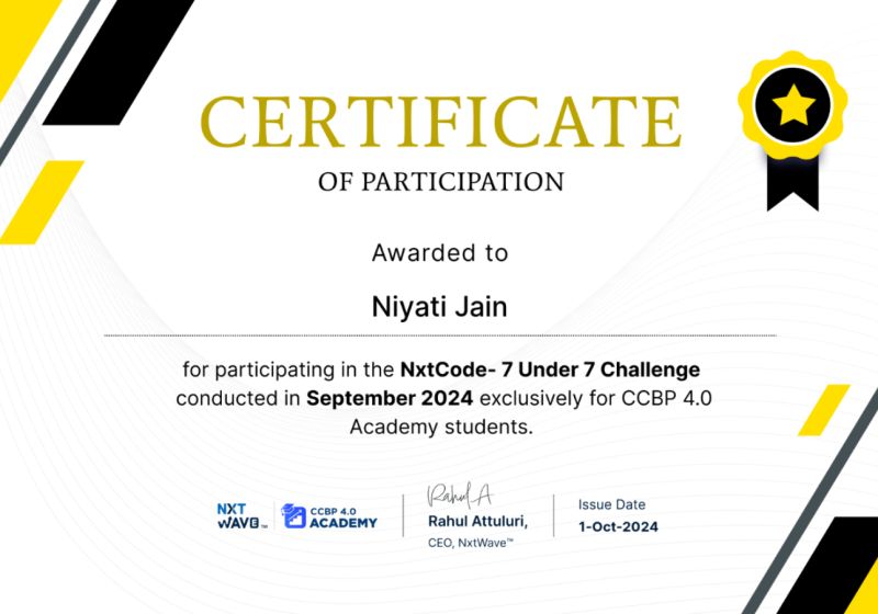Niyati Jain on LinkedIn: #nxtwave #nxtwave #nxtwave #nxtwave #bootstrap ... Niyati Jain on LinkedIn: #nxtwave #nxtwave #nxtwave #nxtwave #bootstrap ...