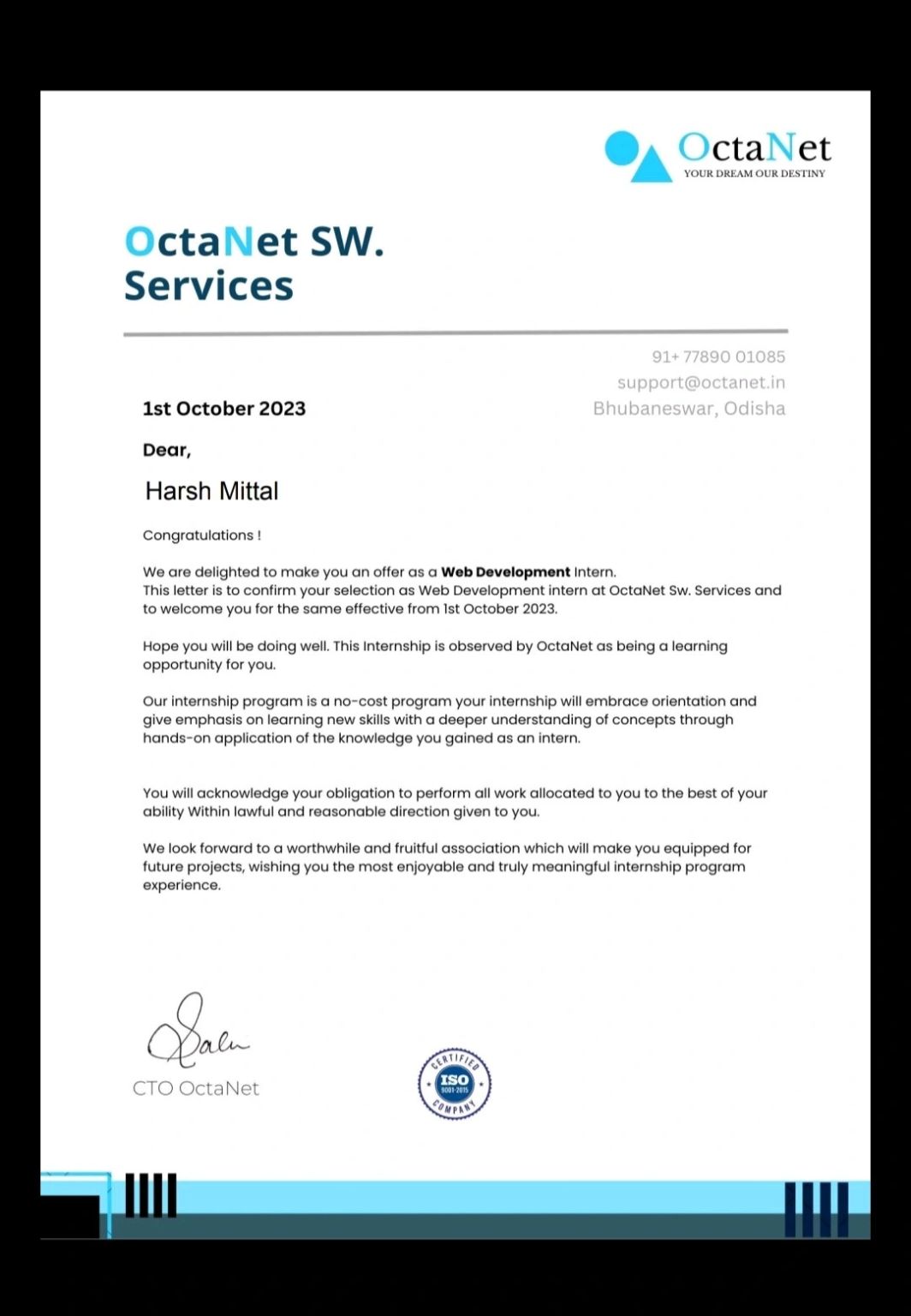 Harsh Mittal on LinkedIn: #octanetinternship #webdeveloper Harsh Mittal on LinkedIn: #octanetinternship #webdeveloper