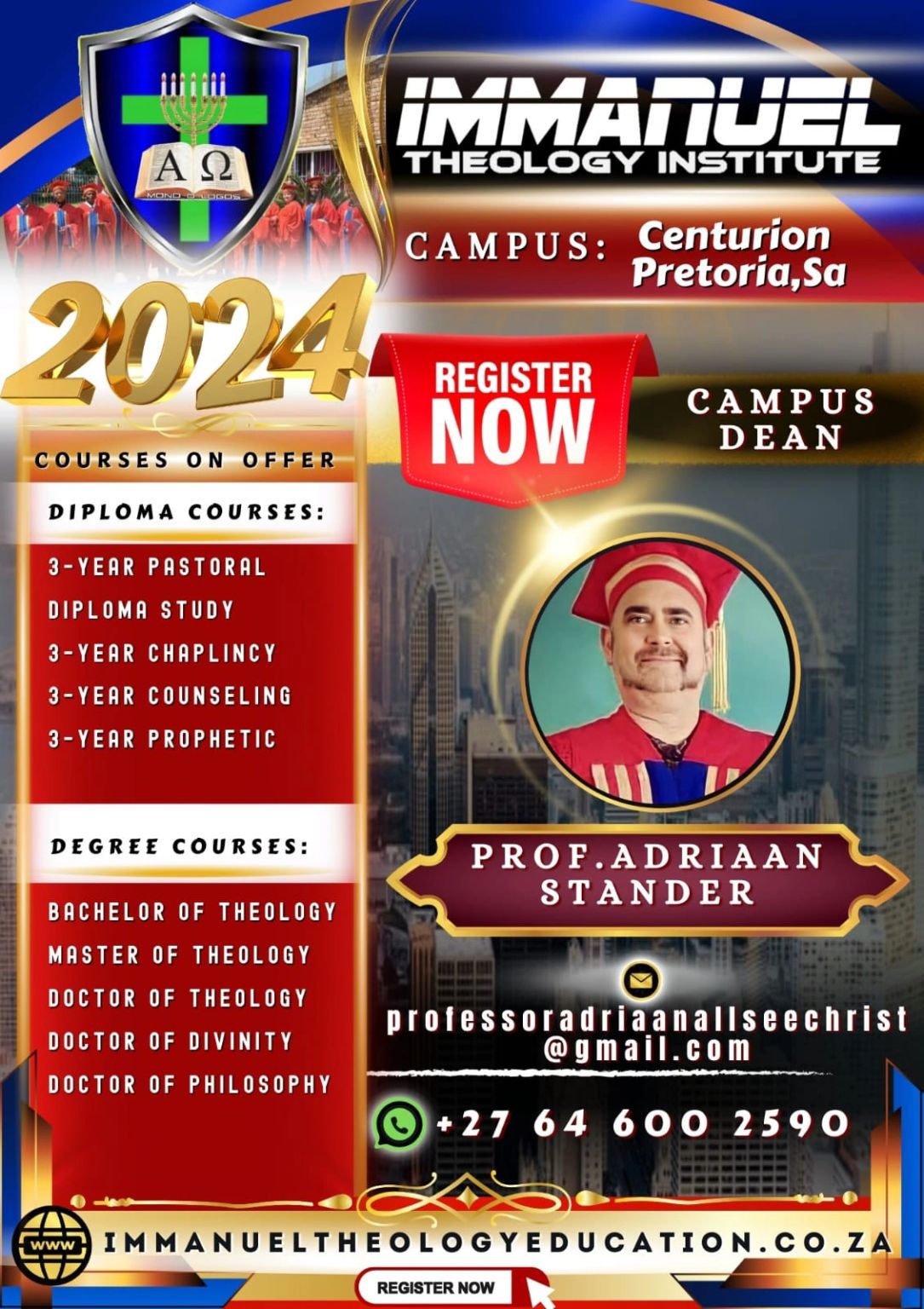 https://lnkd.in/dks-KwD9 | Professor Adriaan Stander https://lnkd.in/dks-KwD9 | Professor Adriaan Stander