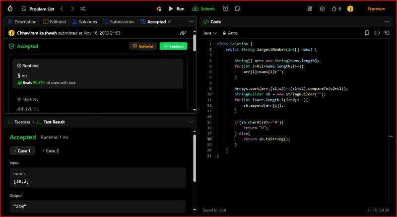 Chhaviram kushwah on LinkedIn: #leetcodechallenge #codingjourney # ... Chhaviram kushwah on LinkedIn: #leetcodechallenge #codingjourney # ...