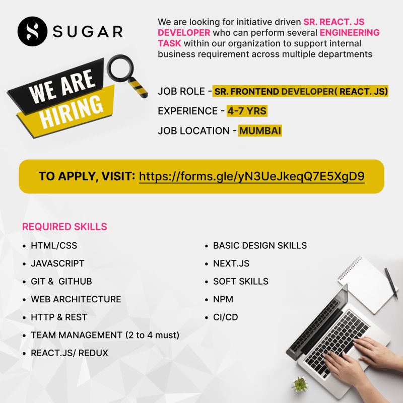 Prashant Pathak on LinkedIn: #hiring #developer #javascript #reactjs # ... Prashant Pathak on LinkedIn: #hiring #developer #javascript #reactjs # ...