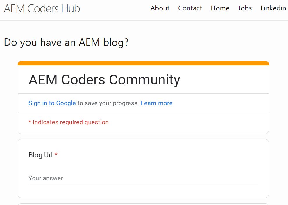AEM Coders Hub on LinkedIn: #aem #aemdeveloper #aemcommunity #aem65 # ... AEM Coders Hub on LinkedIn: #aem #aemdeveloper #aemcommunity #aem65 # ...