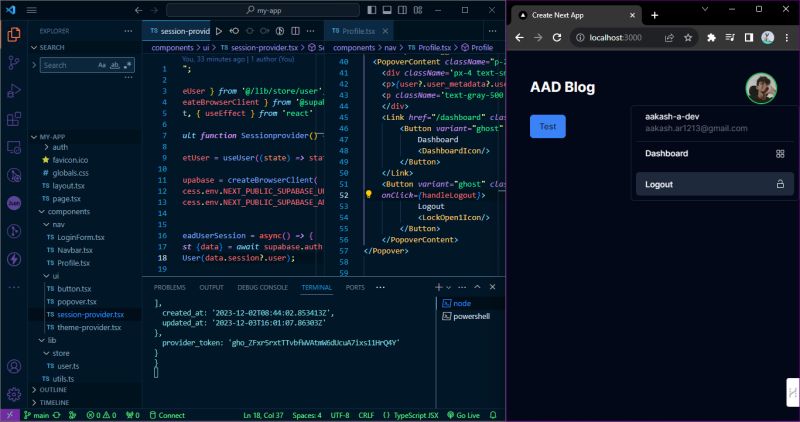 Aakash Rajput on LinkedIn: #typescript #nextjs #javascript #supabase # ... Aakash Rajput on LinkedIn: #typescript #nextjs #javascript #supabase # ...