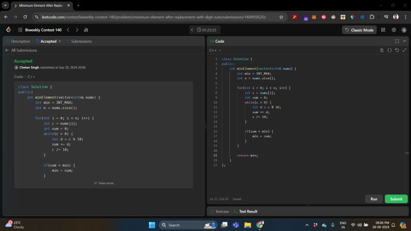 Chetan Singh on LinkedIn: #drgviswanathan #vitbhopal #leetcode #arrays Chetan Singh on LinkedIn: #drgviswanathan #vitbhopal #leetcode #arrays