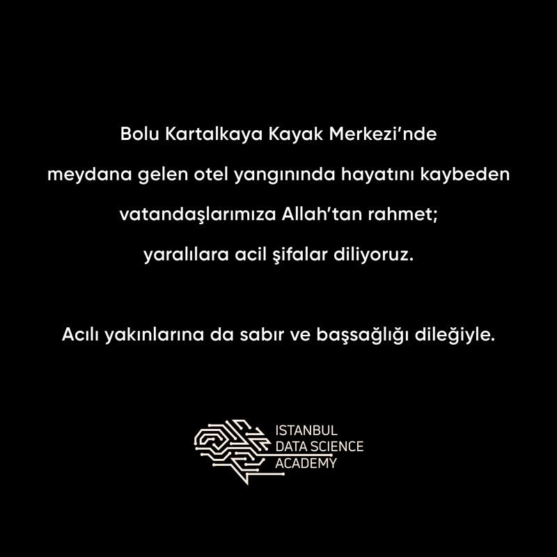 Istanbul Data Science Academy posted on LinkedIn Istanbul Data Science Academy posted on LinkedIn