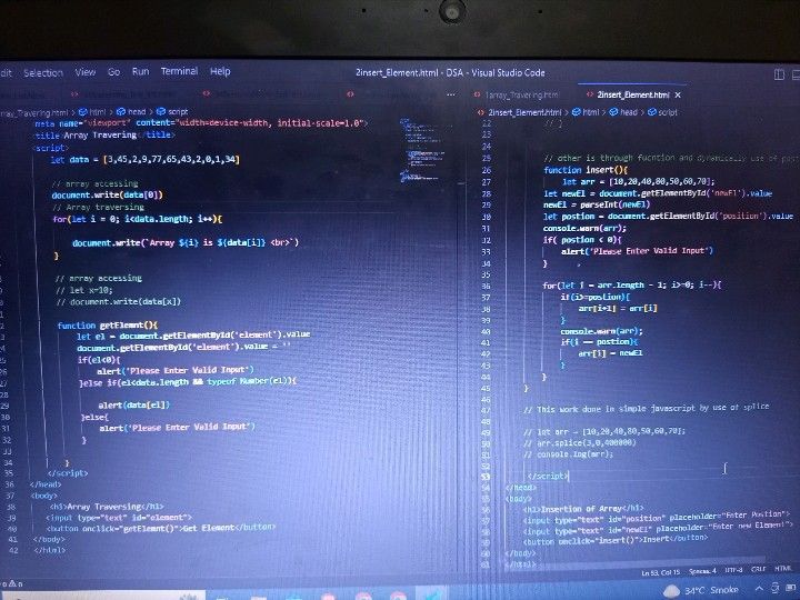 MUDASSIR HUSSAIN on LinkedIn: DSA (Array_Traversing & Insert_Element) MUDASSIR HUSSAIN on LinkedIn: DSA (Array_Traversing & Insert_Element)