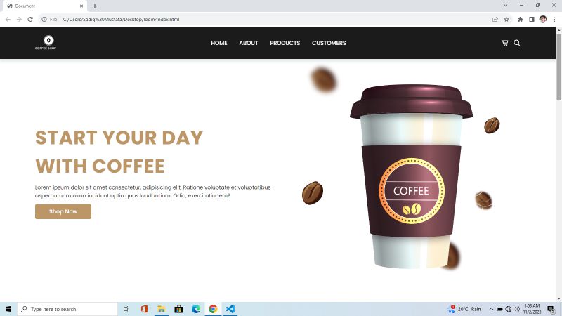 Sadiq Mustafa on LinkedIn: #webdevelopment #coffeeshop #html #css # ... Sadiq Mustafa on LinkedIn: #webdevelopment #coffeeshop #html #css # ...