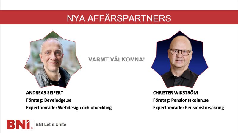 BNI Let's Unite på LinkedIn: #bni #bnisverige #bniletsunite #webbdesign ... BNI Let's Unite på LinkedIn: #bni #bnisverige #bniletsunite #webbdesign ...
