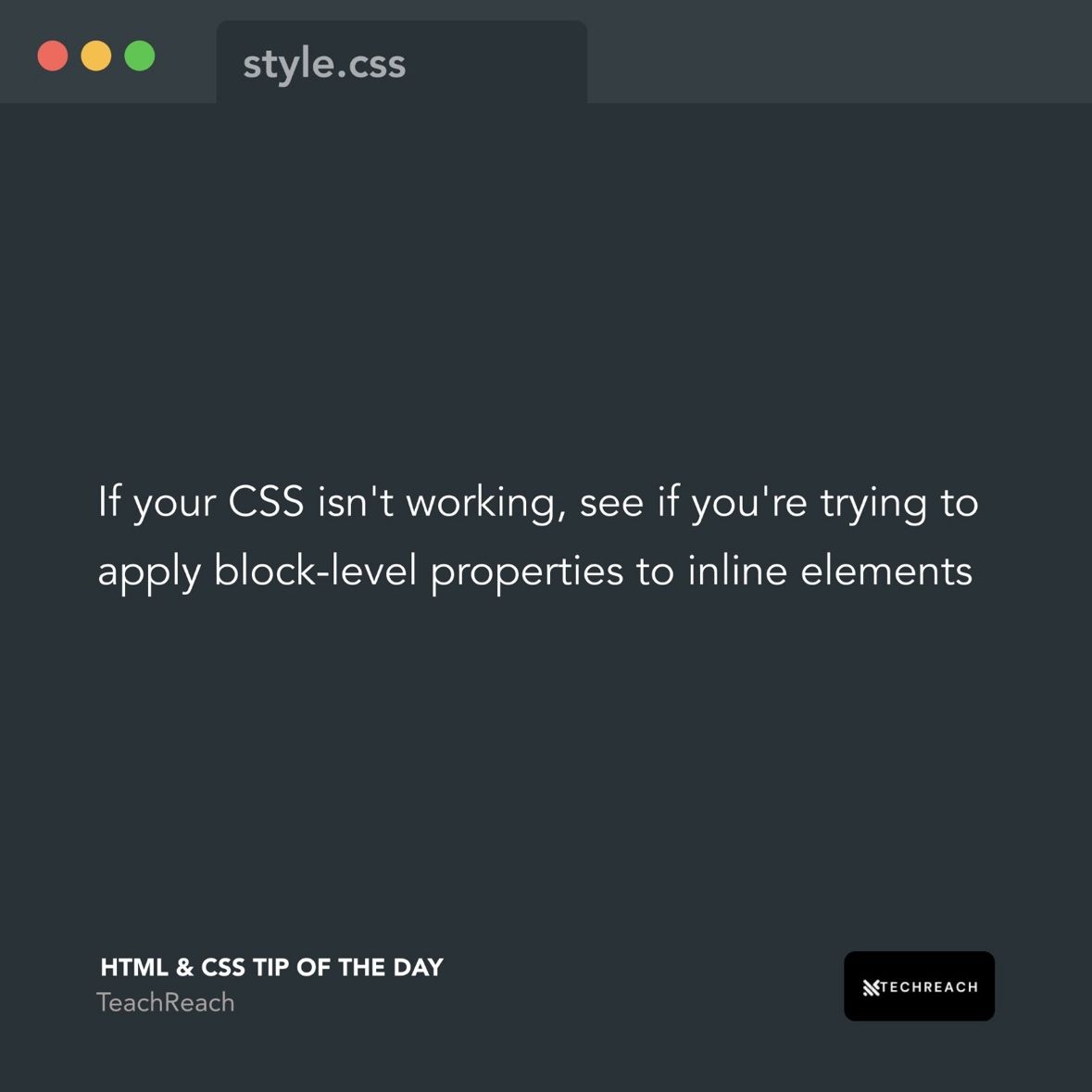 Morris Effah on LinkedIn: HTML & CSS Tip of the day!💻 Morris Effah on LinkedIn: HTML & CSS Tip of the day!💻
