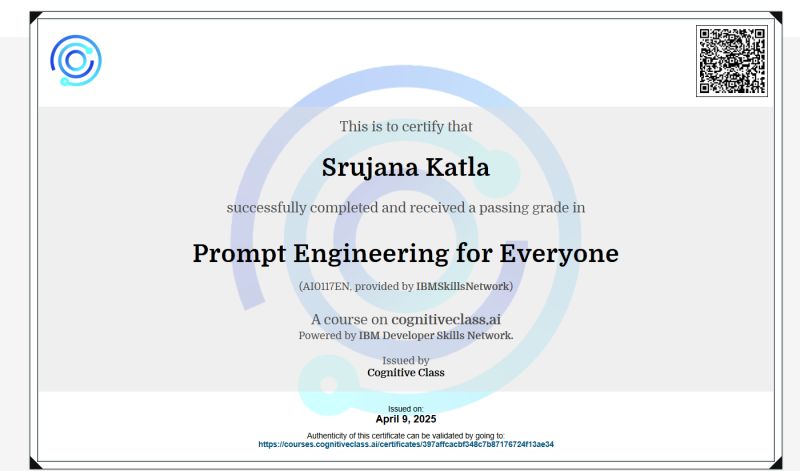 #promptengineering #cognitiveclass #ibmdeveloper #llm #learningjourney ... #promptengineering #cognitiveclass #ibmdeveloper #llm #learningjourney ...