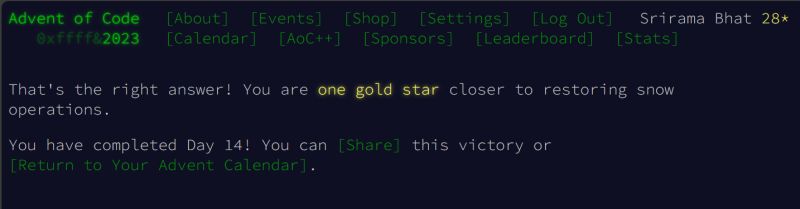 Srirama Bhat on LinkedIn: #adventofcode #scalerdiscord Srirama Bhat on LinkedIn: #adventofcode #scalerdiscord