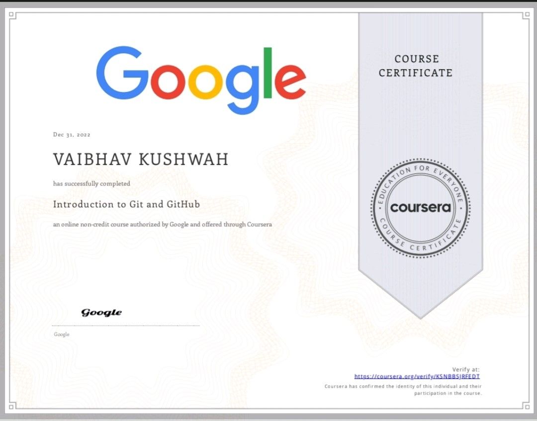Vaibhav Kushwah on LinkedIn: #google #github #git #connections # ... Vaibhav Kushwah on LinkedIn: #google #github #git #connections # ...